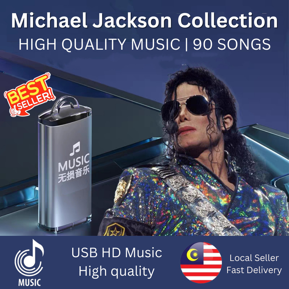 MICHAEL JACKSON USB Drive Music Songs MJ 90 SONGS CAR MUSIC PENDRIVE ...