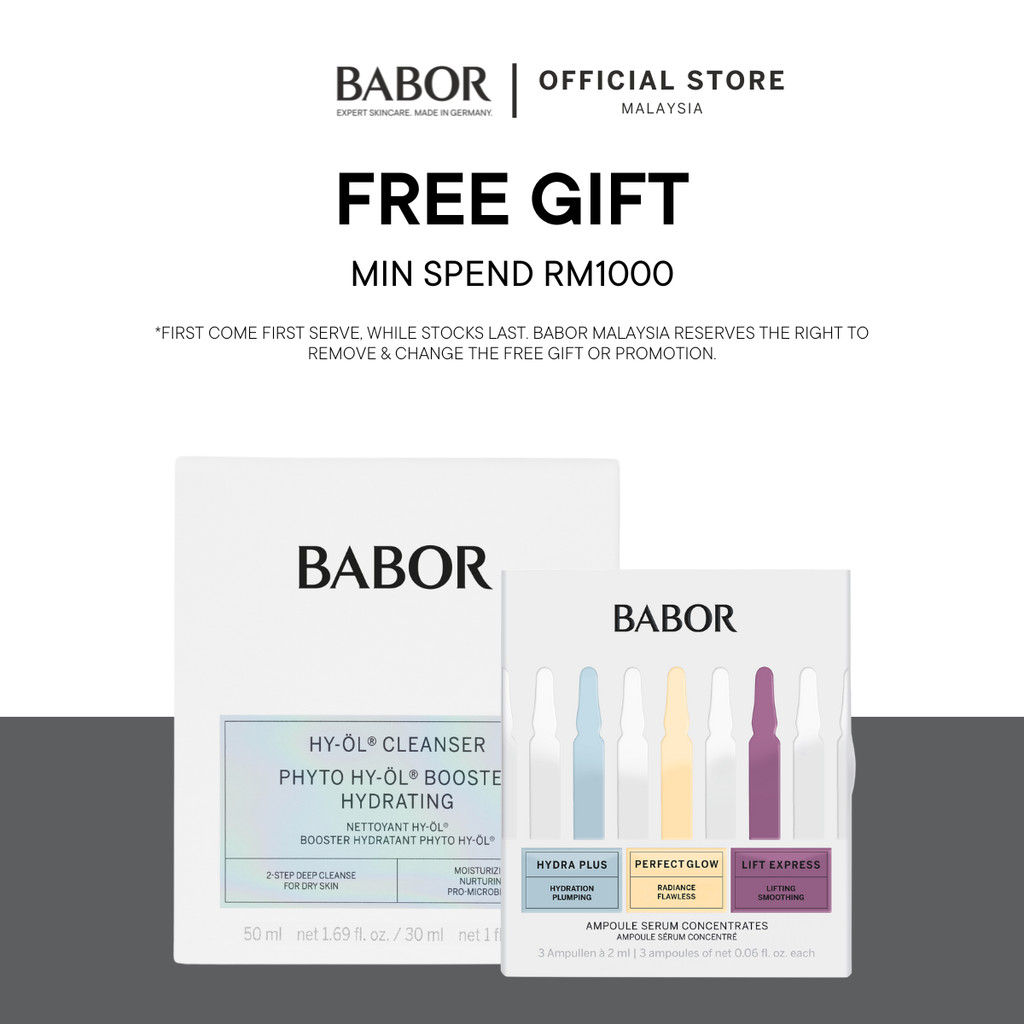[GWP] BABOR CLEANSING HY-OL & AMPOULE CONCENTRATE 3x2ML TRAVEL | Shopee ...