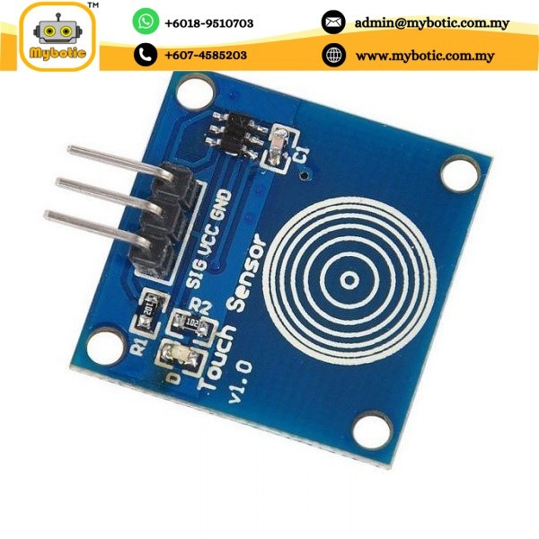 TTP223 Capacitive Touch Button Switch Sensor Module | Shopee Malaysia