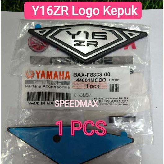 BAX-F8338-00 Yamaha Original Y16ZR Y16 V1 V2 Logo Kepuk Timbul Emblem ...