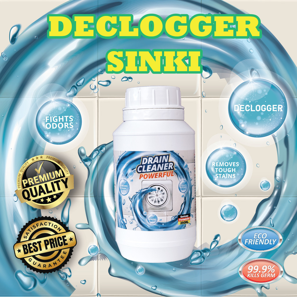 Sink and Drain Clog Remover Clogged Drain Remover Drain DeClogger Asid ...