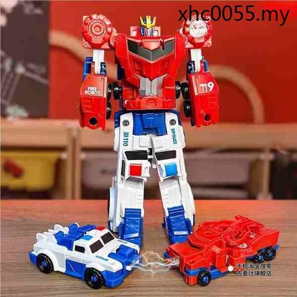 Children Transforming Autobot King Kong Collision Magnetic Fit Robot ...
