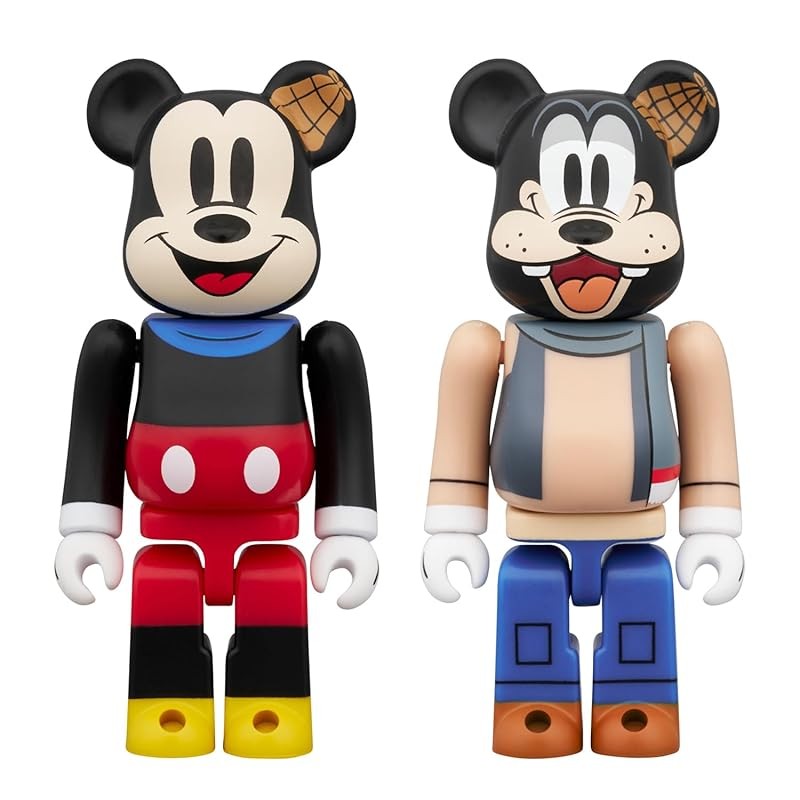 Medicom Toy BE@RBRICK Bearbrick MICKEY MOUSE & GOOFY (Lonesome Ghosts ...