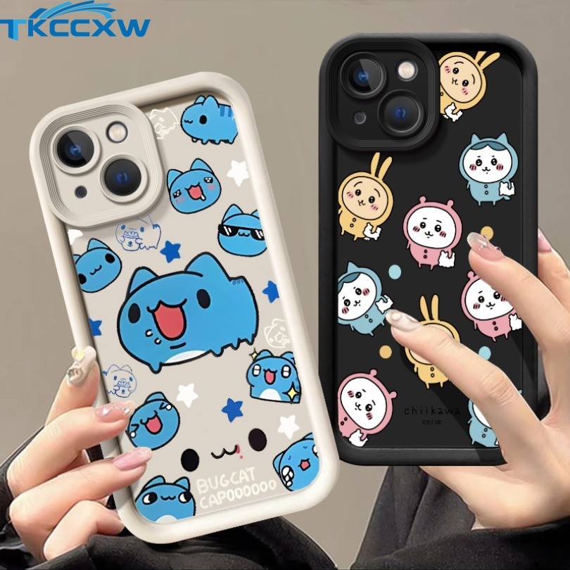 Bugcat Capoo Chiikawa Phone Case Compatible For Samsung Galaxy A73 A71 ...