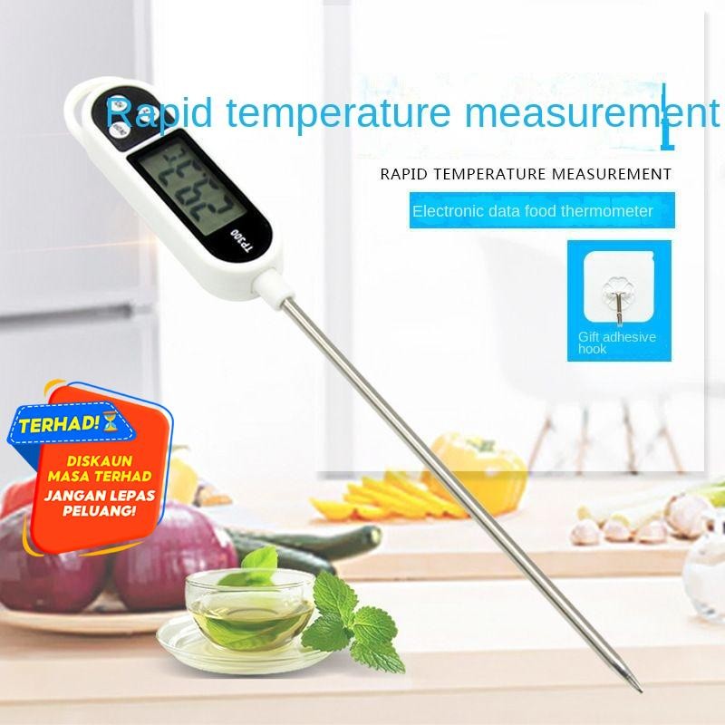 Electronic Food Thermometer for Oil, Water, and Baby Formula - Probe ...