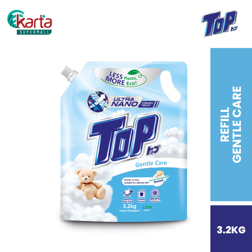 TOP Laundry Liquid Detergent Refill (Gentle Care) 3.2kg | Shopee Malaysia