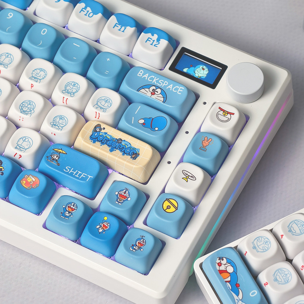 Doraemon Keycaps 120 Keys MOA/Cherry Profile PBT Dye Sublimation ...