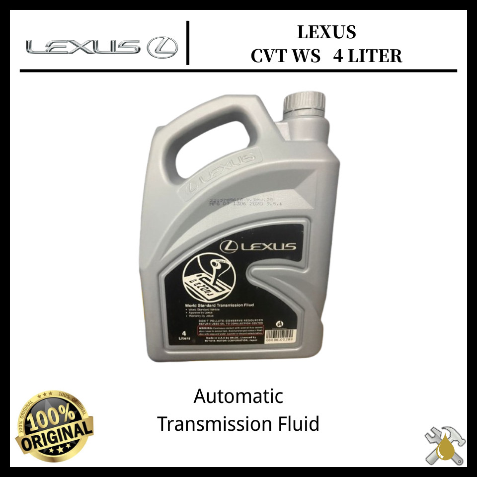 LEXUS ATF WS Automatic Transmission Fluid 4L (Original) | Shopee Malaysia