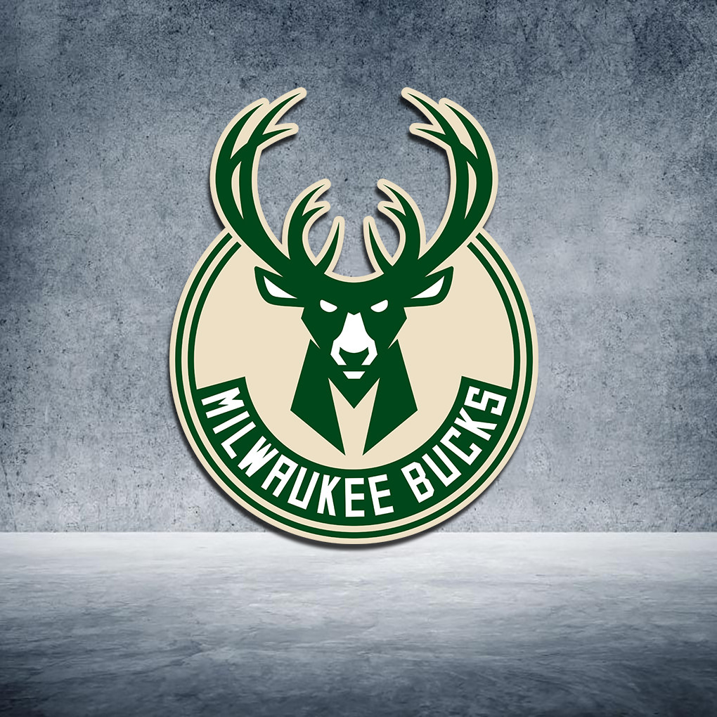 Crystal Sticker‌ Milwaukee Bucks NBA Basketball Logo ‌UV Transfer Car ...