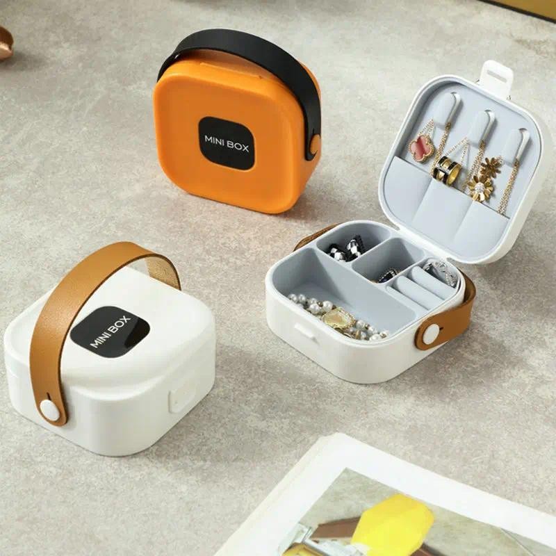 Travel Jewelry Case Small Jewelry Box Organizer Storage Case Portable ...
