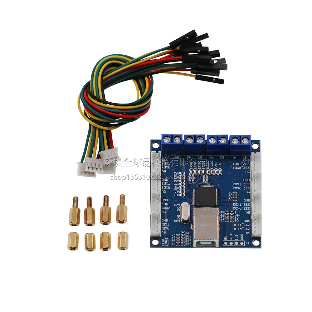 FT4232H Module USB to 4-Channel RS485 USB to 4-Channel RS232 High-Speed ...