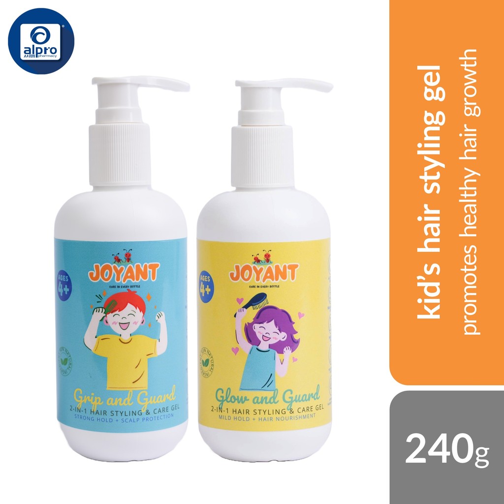 Joyant 2-In-1 Hair Styling Gel (Grip and Guard/ Glow and Guard) 240g ...