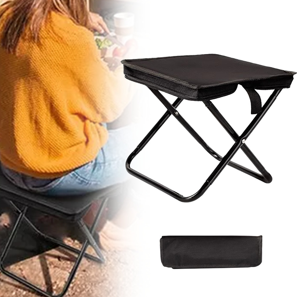 【Brighthor】Portable folding stool, foldable hand-held camping stool ...