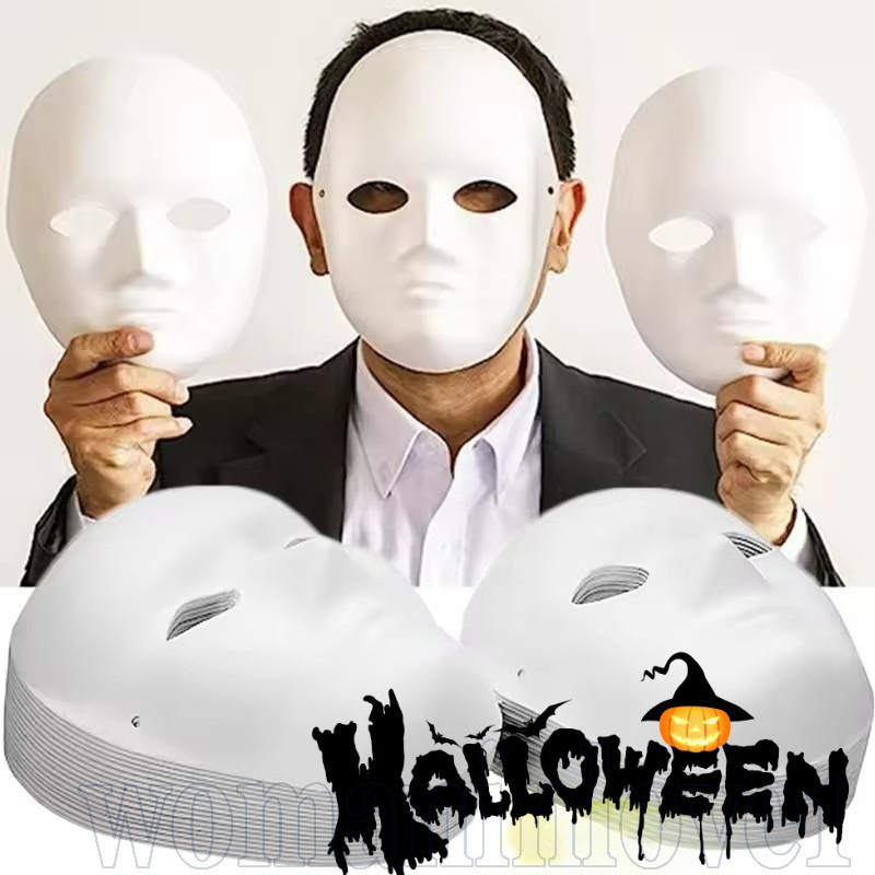 [ Halloween Decoration ] DIY Painting Cosplay Mask - DIY Women Men ...