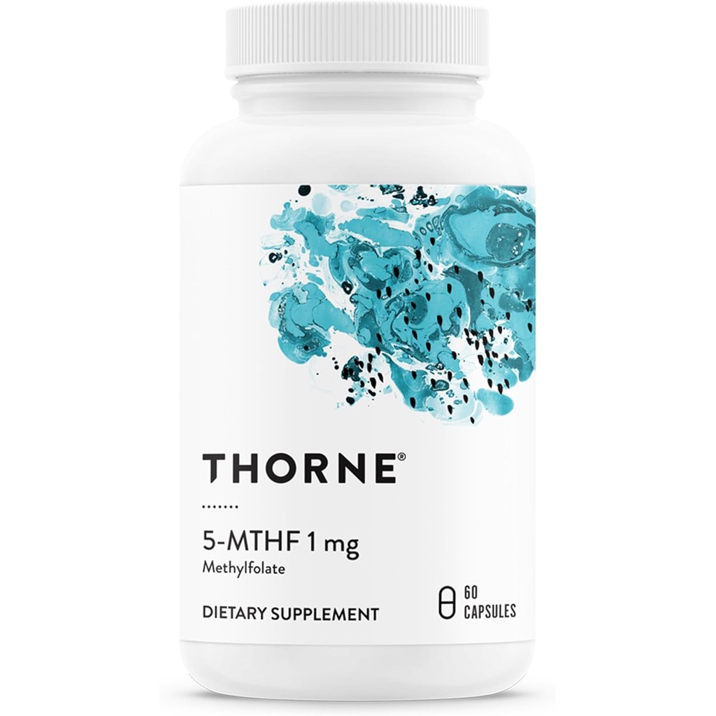 THORNE 5-MTHF - Methylfolate (Active B9 Folate) Supplement - Supports ...