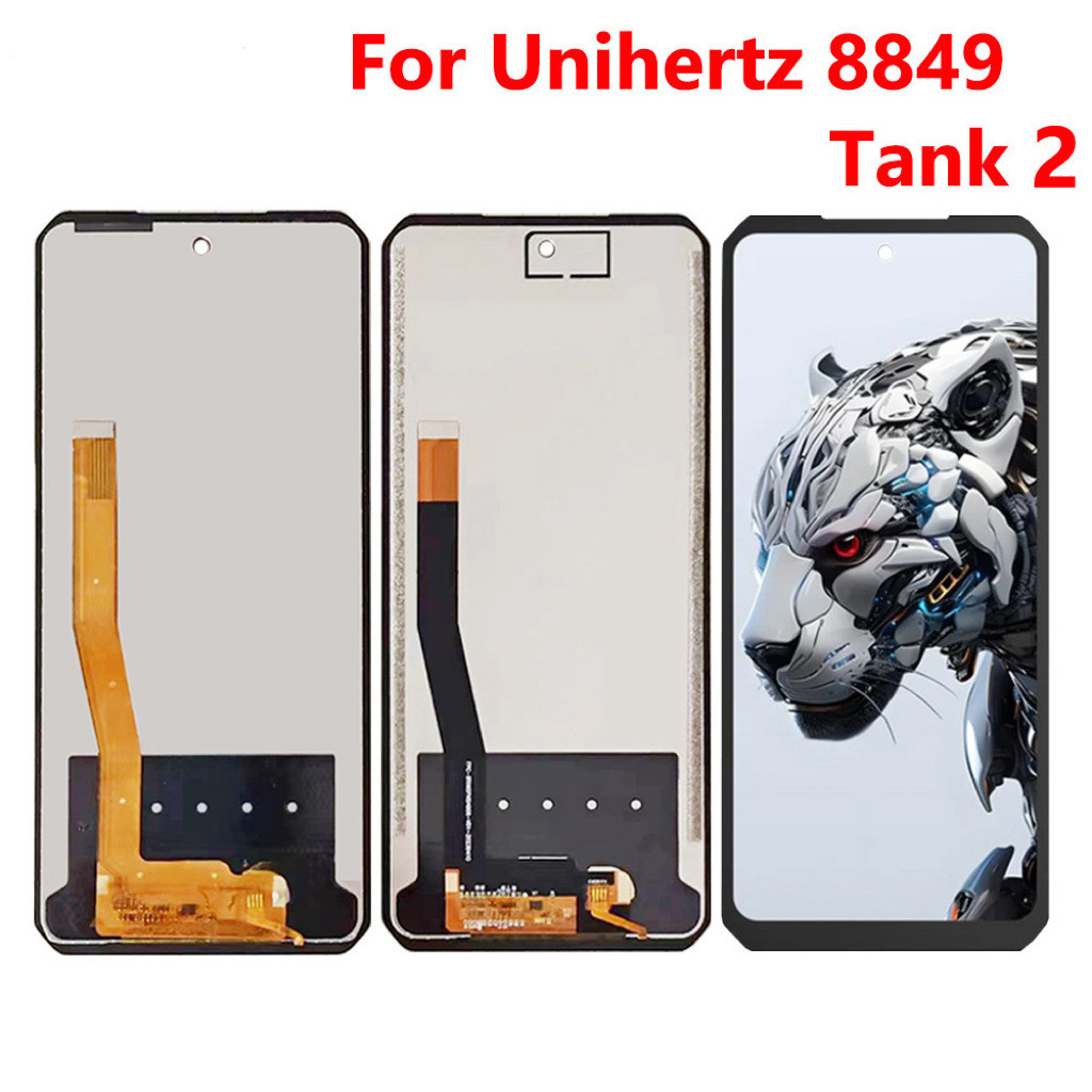 Unihertz Tank 2 3 8848 8849 Pemasangan Tangki Skrin LCD Paparan Skrin ...