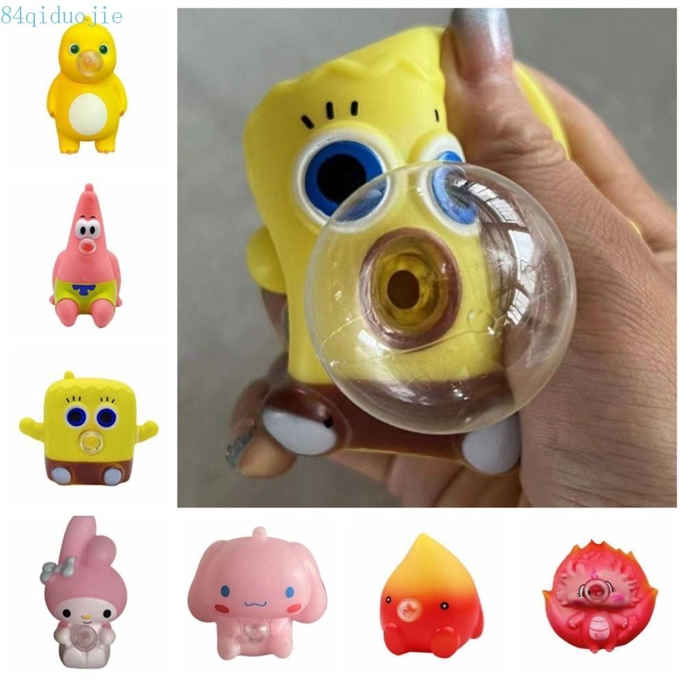 QIDUOJIE Melody Pinch Toys, Spit Bubble Patrick Star Cinnamoroll ...