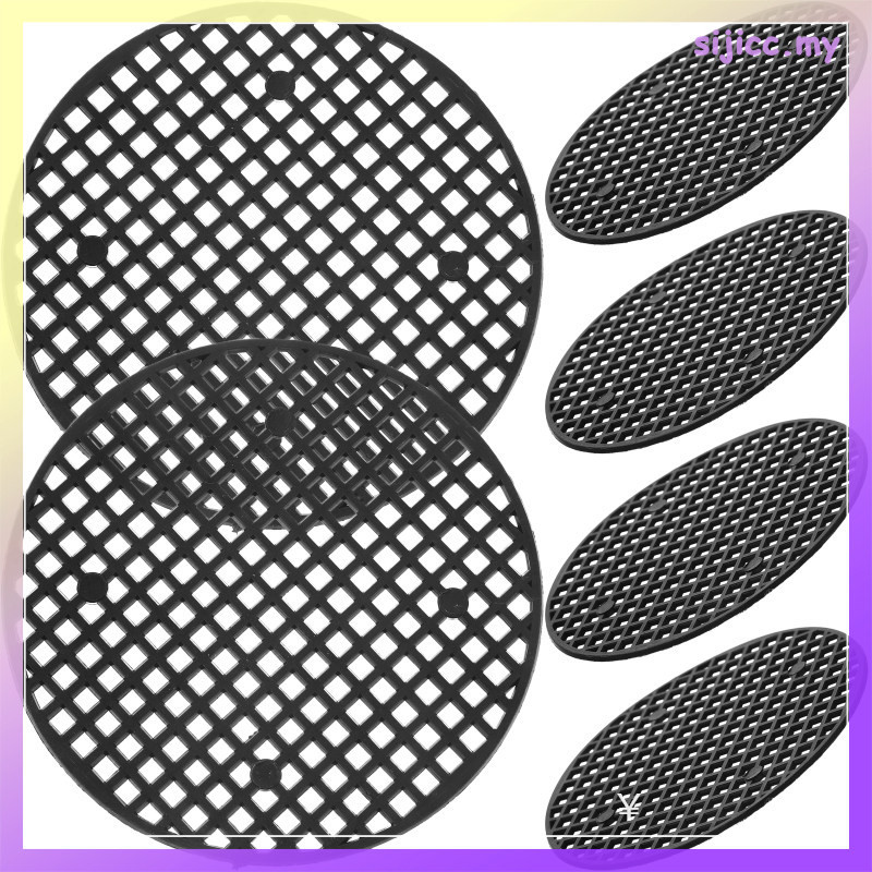 100 Pcs Round Drainage Tray Flower Pot Mesh Pad Plant Bottom Net ...