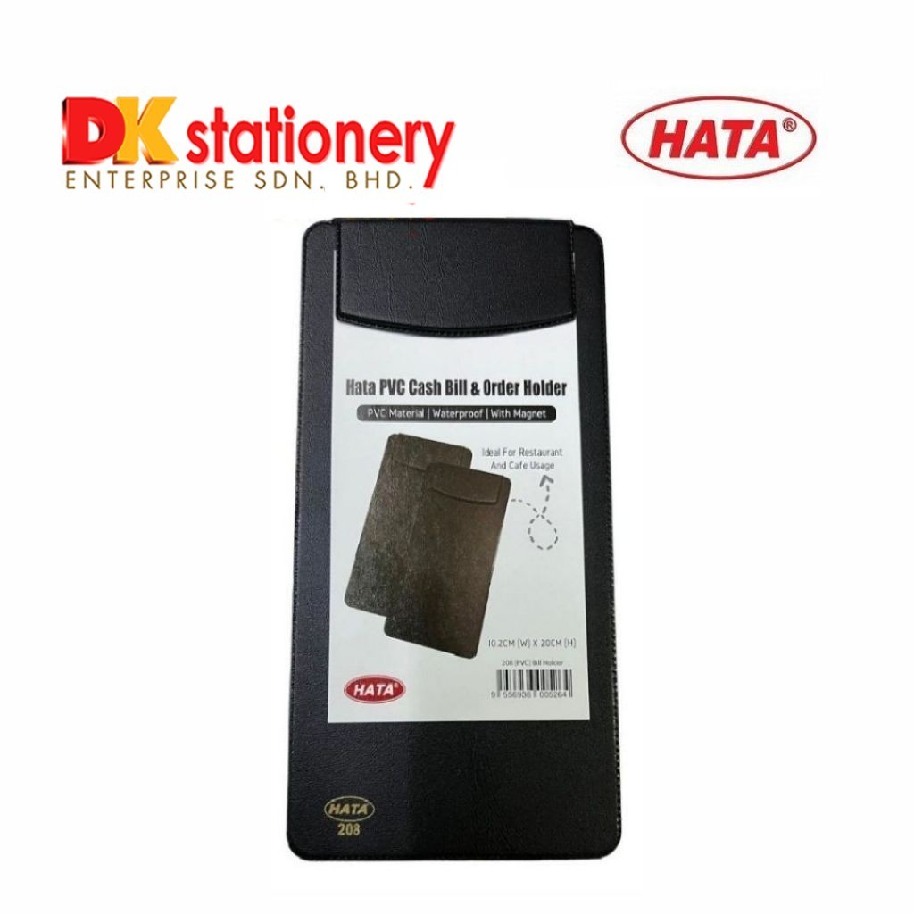Hata PVC Cash Bill & Order Holder (10.2cmX20cm) Best for Restaurants ...
