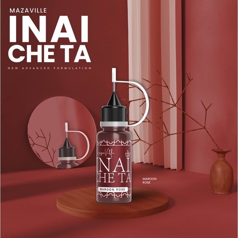INAI CHE TA 10ml VIRAL ORIGINAL [MAROON ROSE/RED VELVET] SAH SOLAT ...