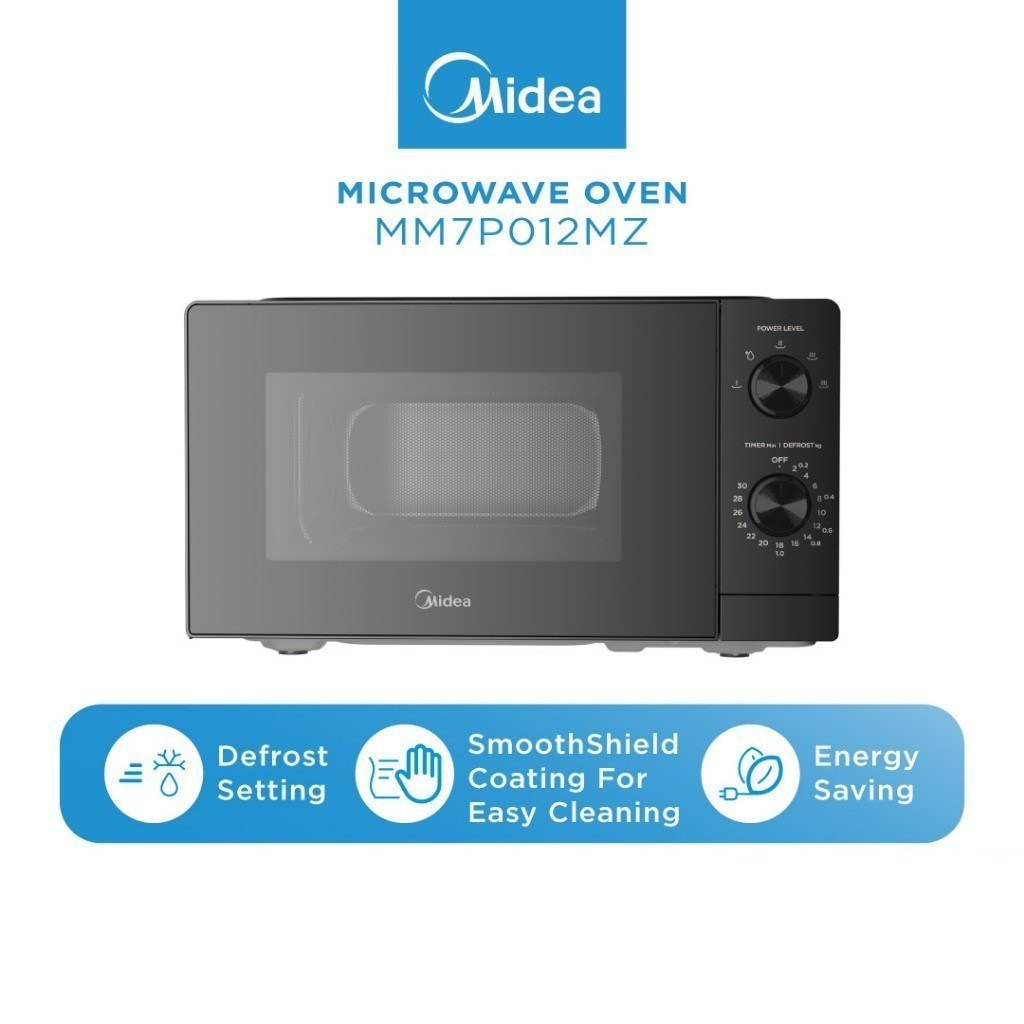 Midea MM7P012MZ 20L Inverter Digital Microwave Oven With Knob Control ...
