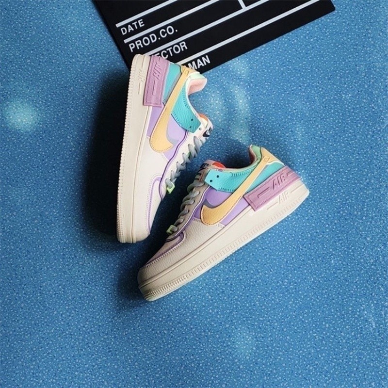 Original Nike AIR FORCE 1 AF1 Shadow Leather for Kids Shoes Boy's and ...