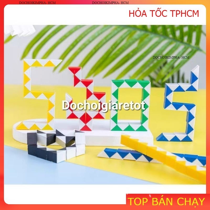 (Ho Chi Minh City) 3D snake-shaped transforming rubik's cube toy ...