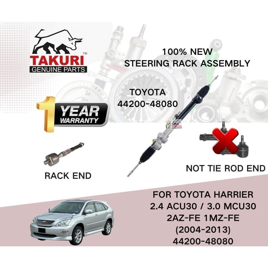 100% NEW STEERING RACK ASSY ASSEMBLY 44200-48080 FOR TOYOTA HARRIER 2.4 ...