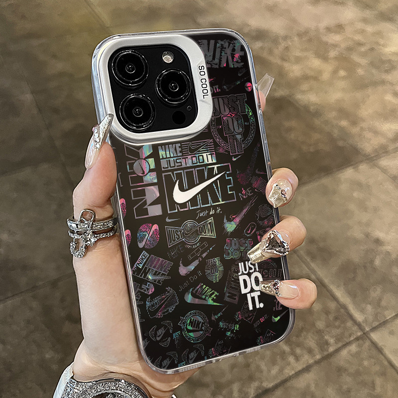 Casing iPhone 11 12 13 14 15 16 Pro Max Luxury colourful trend silicone ...