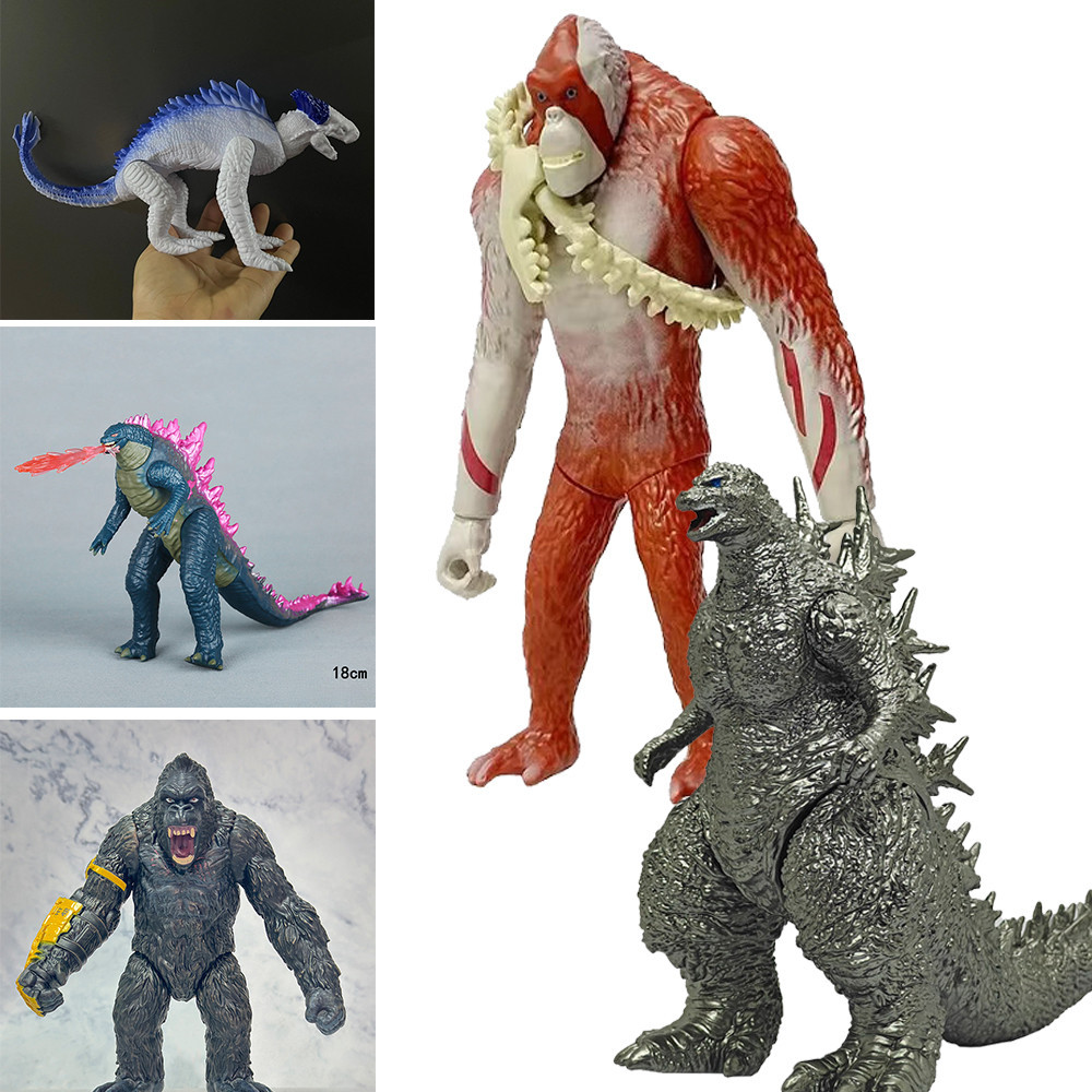 Godzilla Vs Kong The New Empire Pink Godzilla 2024 King Kong Skar King Shimo Action Figure Joint ...