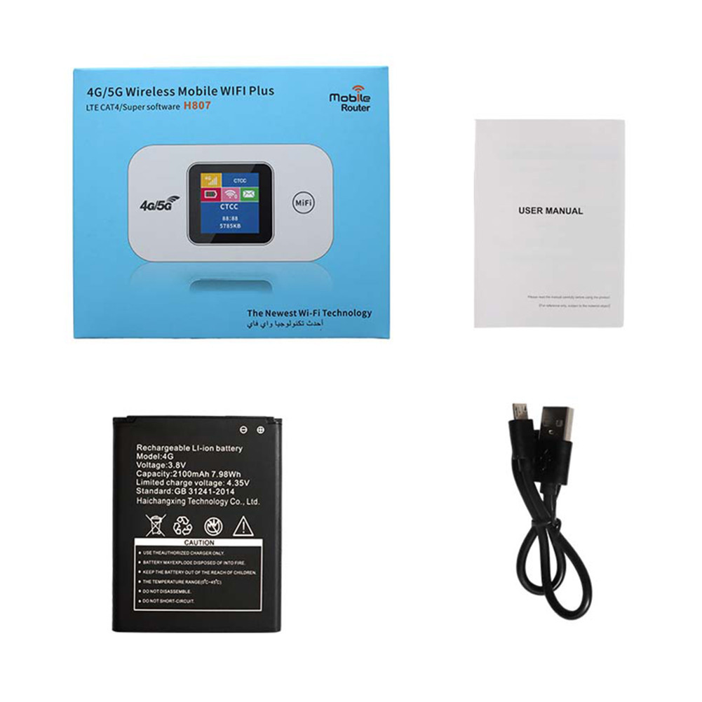 KKD 4G/5G Mobile WIFI Router 150Mbps 4G LTE Wireless Router 2100mAh ...