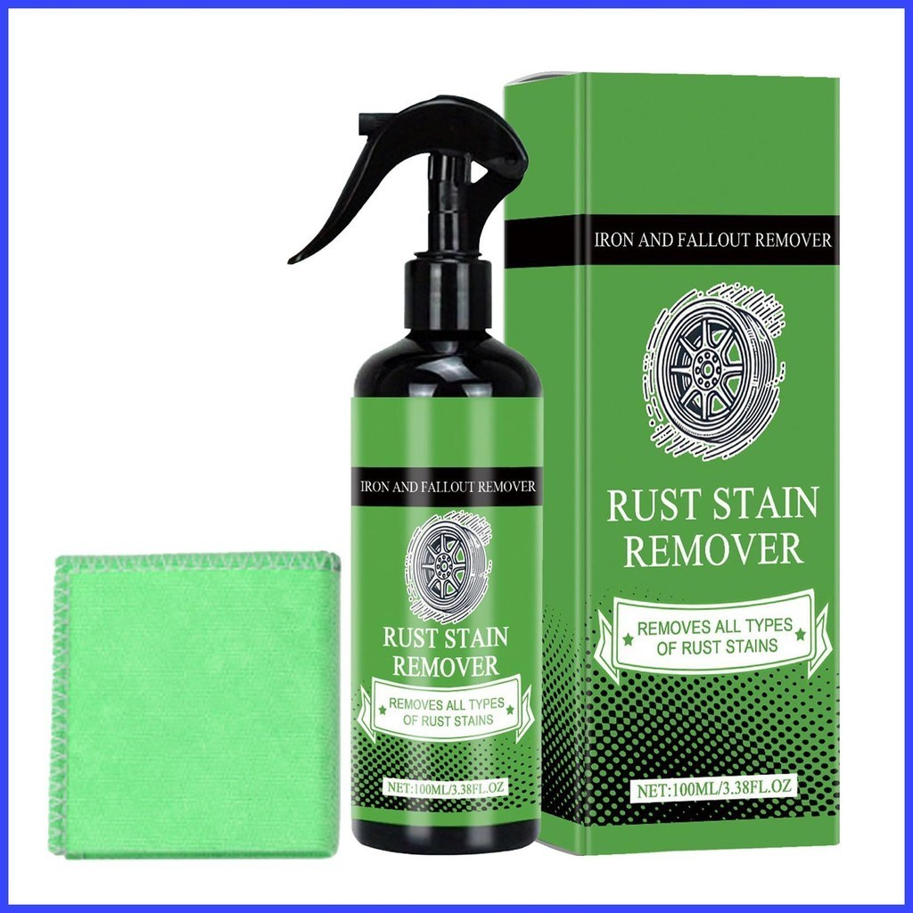 Car Rust Removal 100ml Auto Rust Remover with Towel Iron Remover Car ...