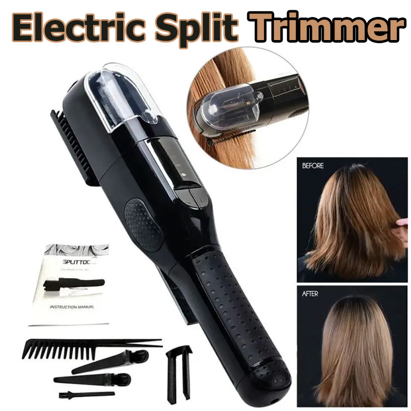 Electric Split Trimmer Dry Damaged Remover Automatic Split Ends Hair ...
