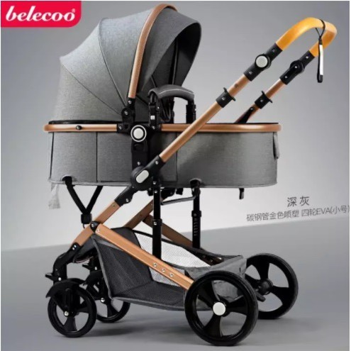 BELECOO BRAND Baby Cart Stroller Comfortable Large Stroller Baby Travel ...