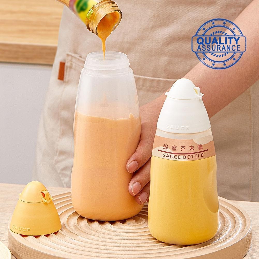Multipurpose Squeeze Bottle Scale Setting Ketchup Honey Dispenser ...