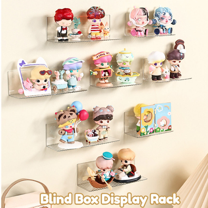 Wall Mounted Blind Box Display Rack Mini Doll Storage Display Stand ...