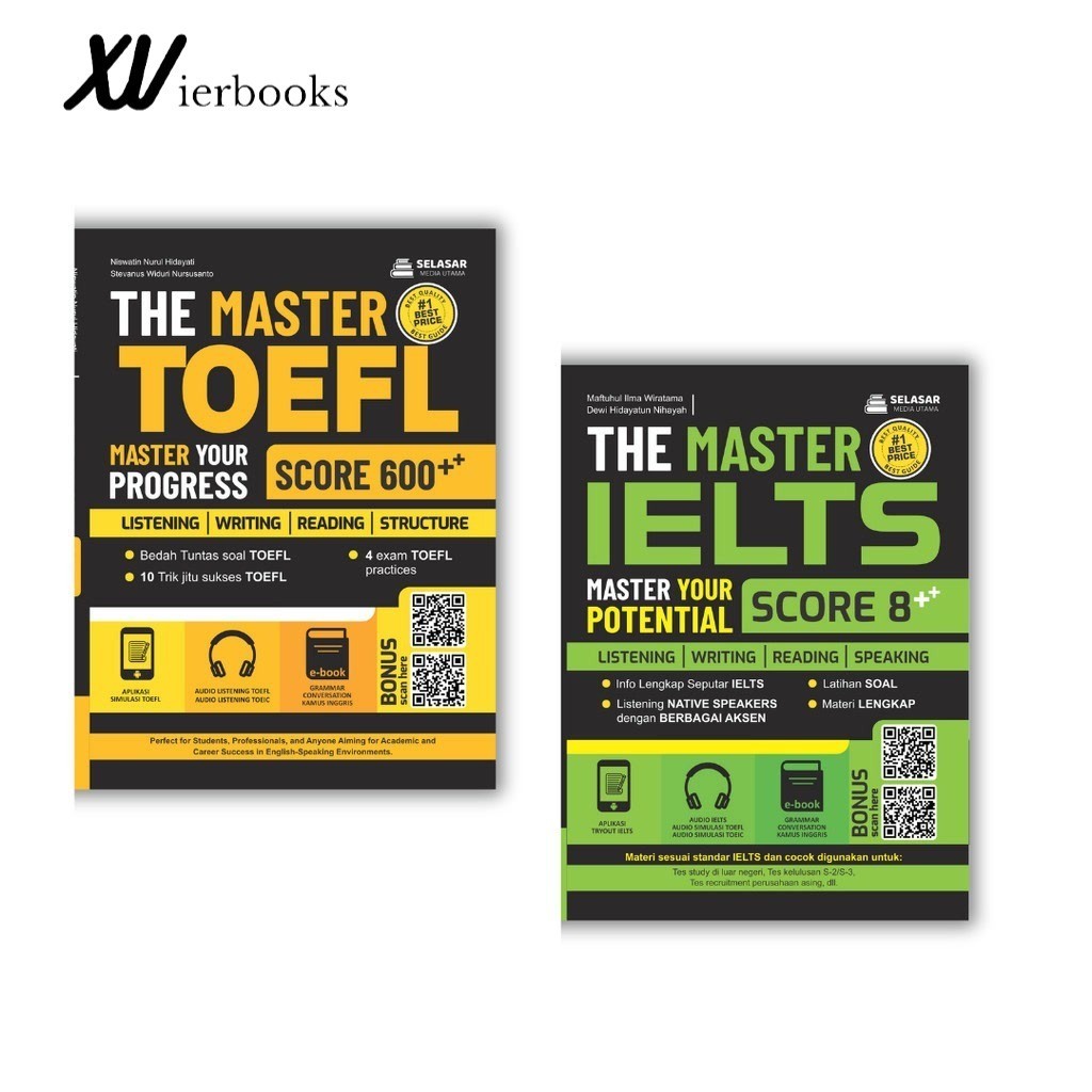 Selasar - English Book The Master TOEFL Score 600+ And IELTS Score 8 ...