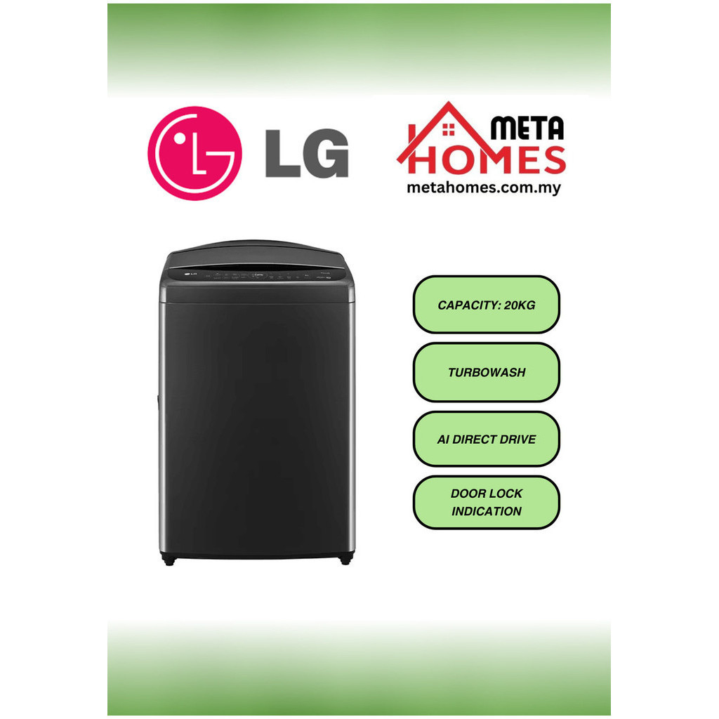 LG 20kg Top Load Washing Machine with Intelligent Fabric Care ...