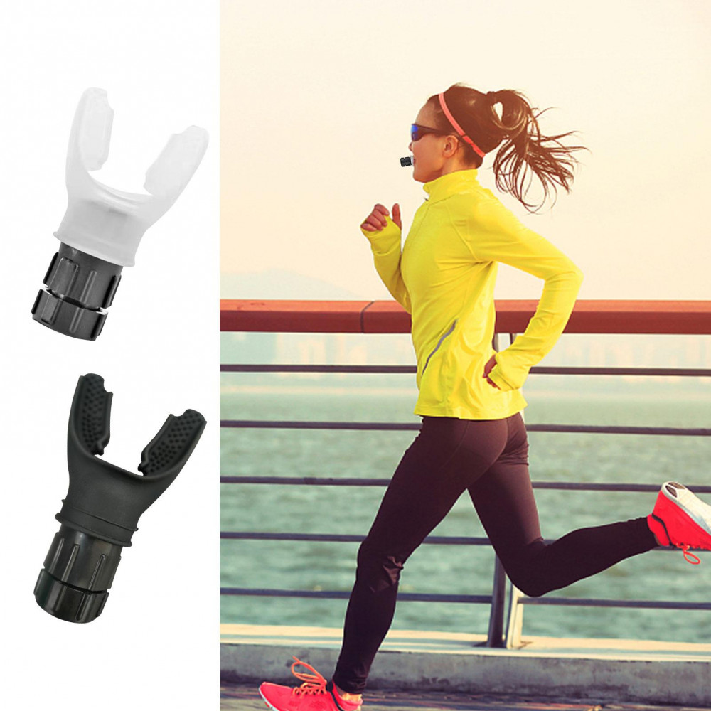 YL Portable Breathing Trainer, Adjustable Respiratory Muscle Trainer ...