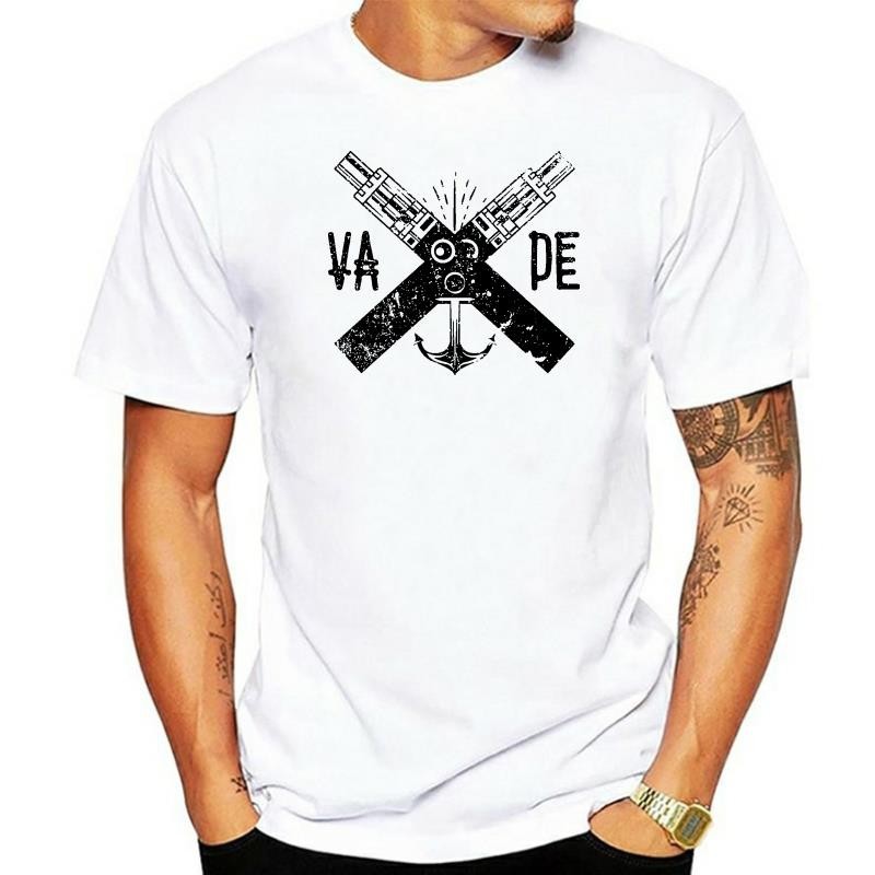 VAPE ANCHOR VAPORIZER VAPING LIFE JUICE SMOKE Mens Gray T-Shirt ...