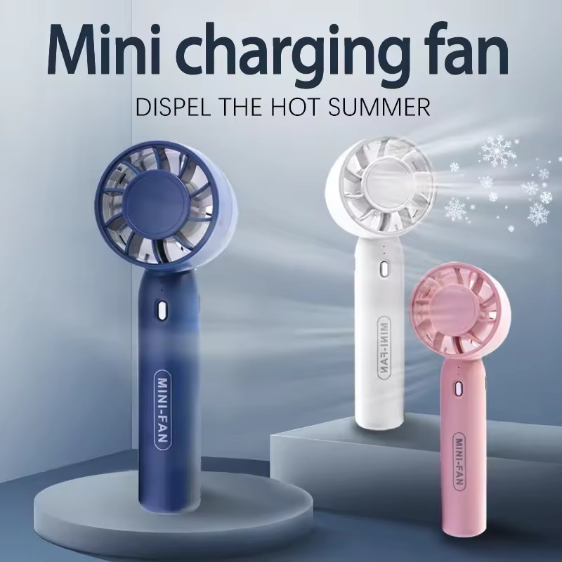 2024 New Mini Rechargeable Table Fan Portable Handheld Fan Quiet ...