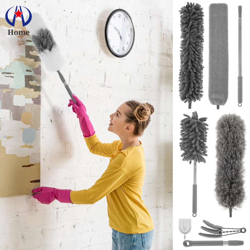 Dusters for Cleaning Soft Microfiber Duster with Extension Pole ...