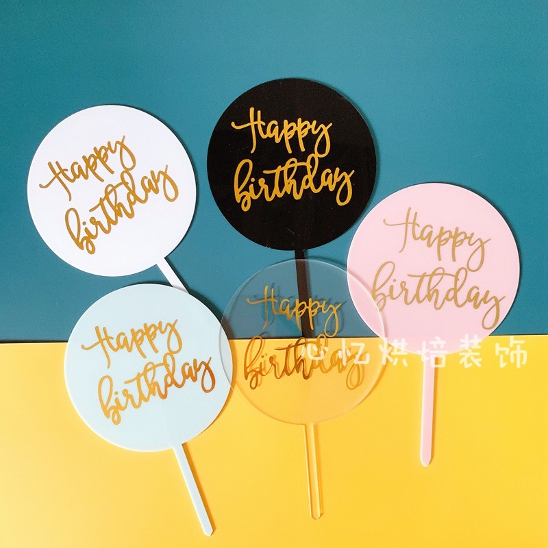 10pcs/set hot stamping acrylic used for decorating the top of children ...