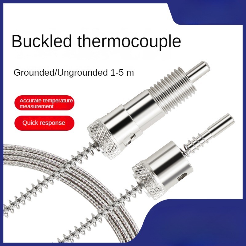 K-type Temperature Sensor M12 Press Buckle Thermocouple Thermometer ...