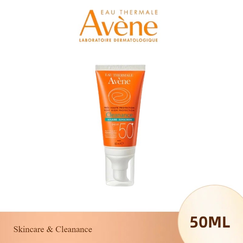 Avene Cleanance Solaire Sunscreen SPF 50 UV Protection Broad Spectrum ...