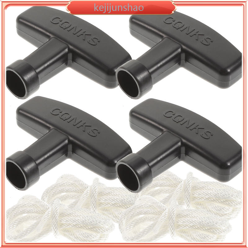 4 Sets Starter Handle Rope Pull Cord Attic Ladder Gas Engine ...