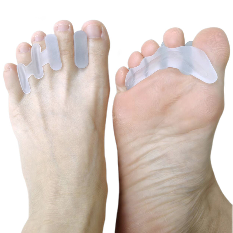 2pieces=1pair Hammer Toe Splitter Hallux Valgus Gel Insole Silicone ...