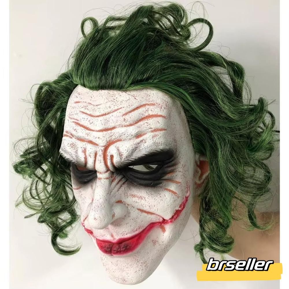 BRSELLER Dark Knight Joker Cosplay , Latex Realistic Party Performance ...
