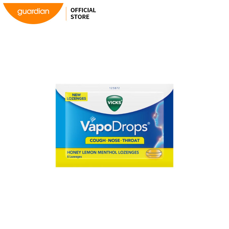 Vicks Vapodrops Honey Lemon 6S | Shopee Malaysia