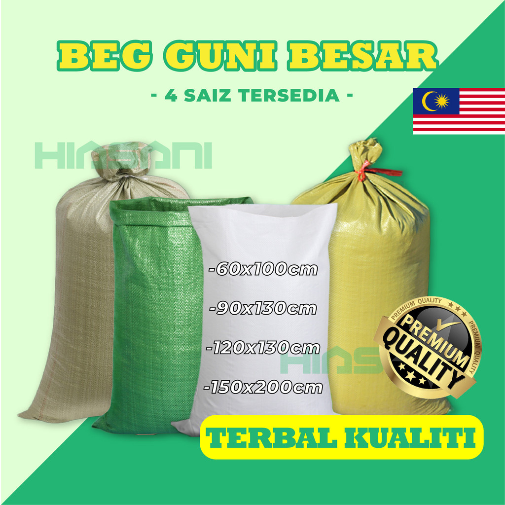 HIASANI 1PC Large PP Woven Guni Bag Recycle Sand Courier Storage ...